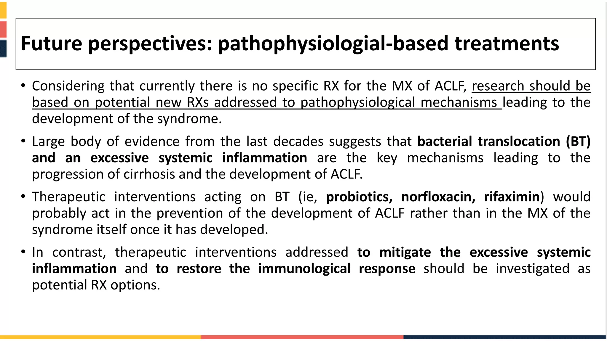 Acute on Chronic Liver Failure (ACLF) | PPTX