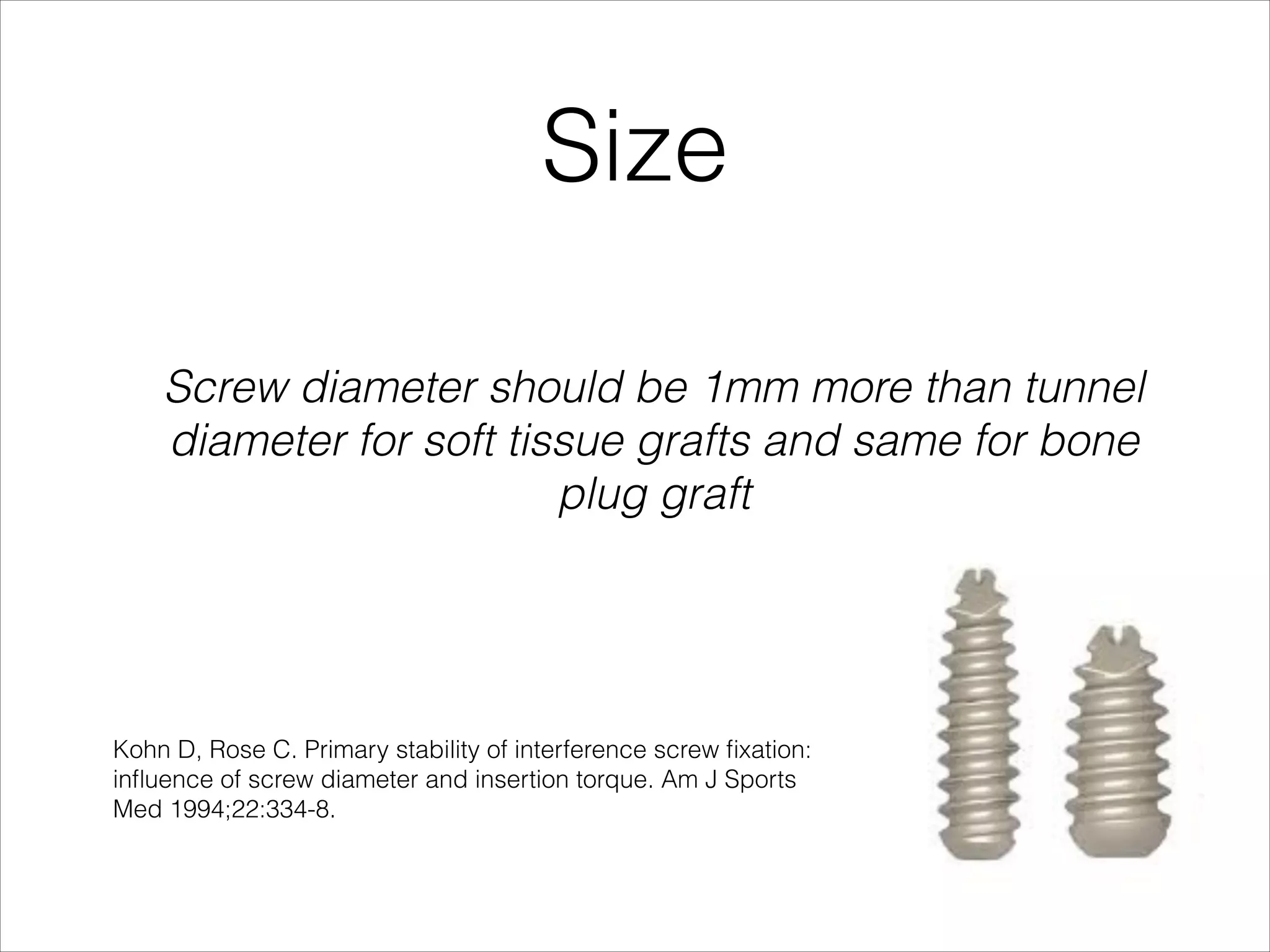 Acl graft fixation options | PDF