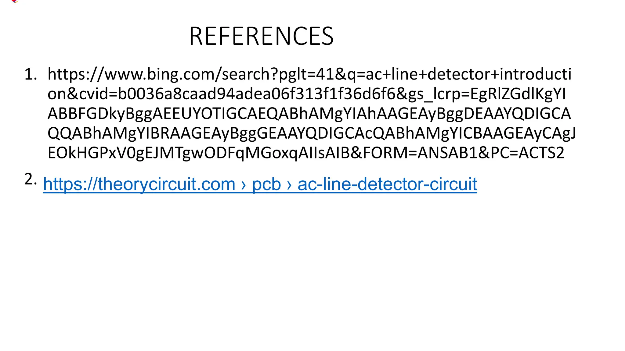 AC LINE DETECTOR using transistor for AC current detection | PDF