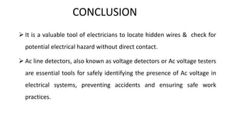 AC LINE DETECTOR using transistor for AC current detection | PDF