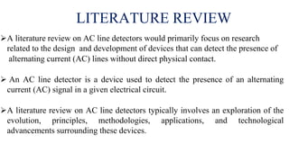 AC LINE DETECTOR using transistor for AC current detection | PDF