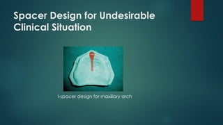 A Clinical Review of Spacer Design for Conventional | PPTX
