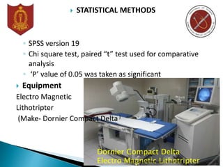 A CLINICAL STUDY OF OUTCOMES FOLLOWING ESWL FOR.pptx