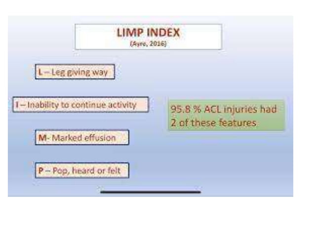 acl injuries.pptx | Death, Injury, or Military Conflict | Sensitive Topics
