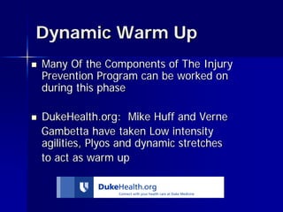 ACL Injury Prevention Program | PDF