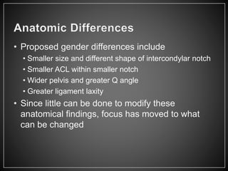 ACL injury screening and prevention CATS meeting 2016 | PPTX