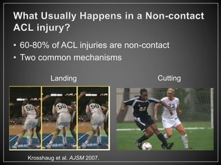 ACL injury screening and prevention CATS meeting 2016 | PPTX