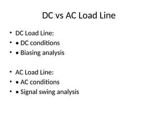 AC_Load_Line_BTech_with_Diagrams.pptxgood | PPTX