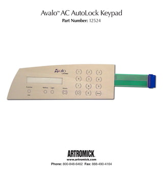 Artromick Ac Lock Parts for Hospital Computing Solutions | PDF