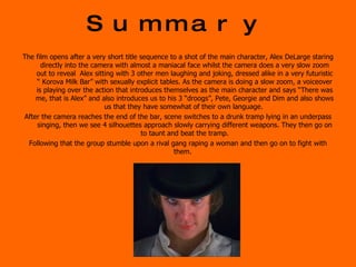 Clockwork Orange Alex Quotes