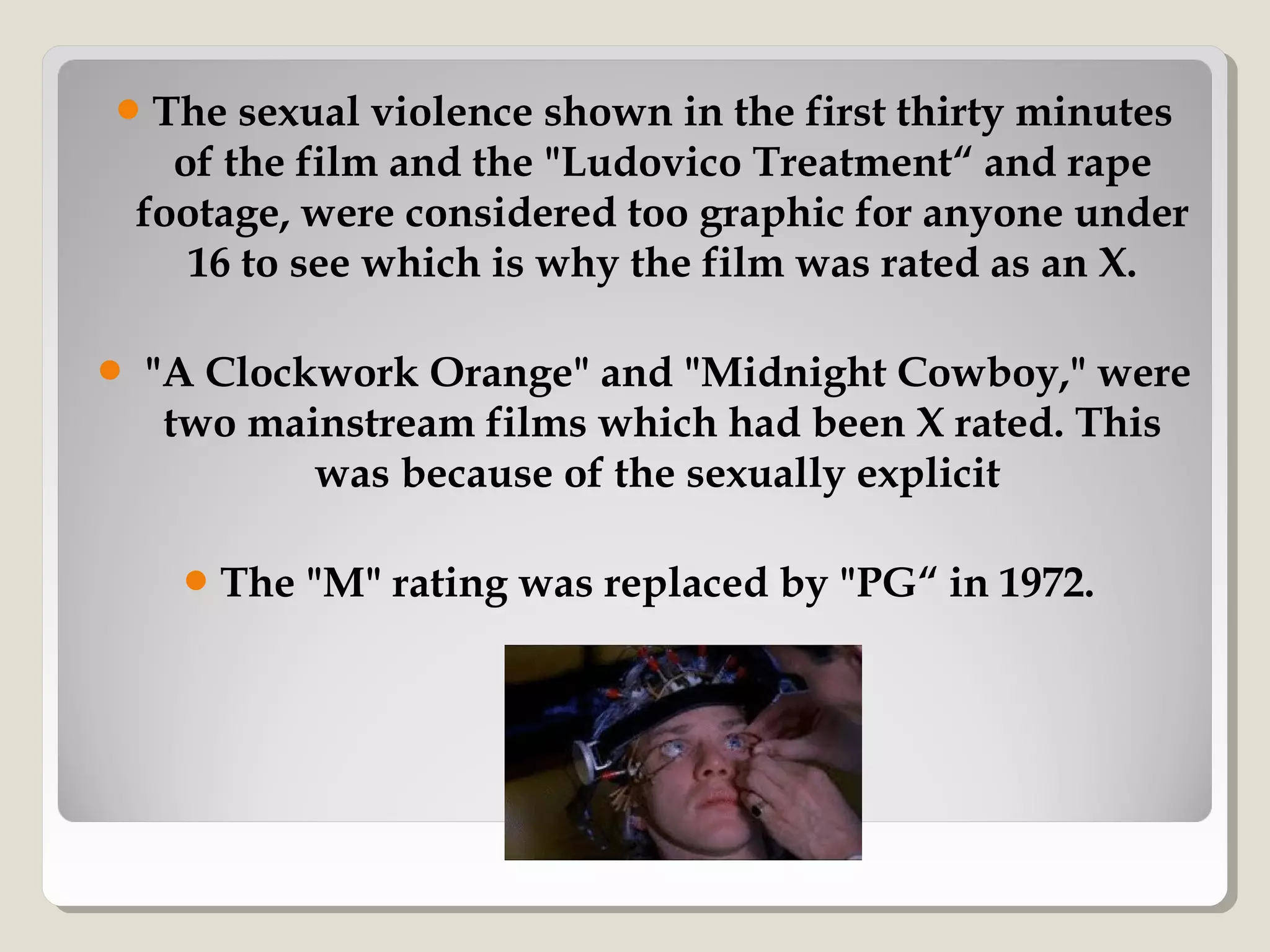A Clockwork Orange | PPT