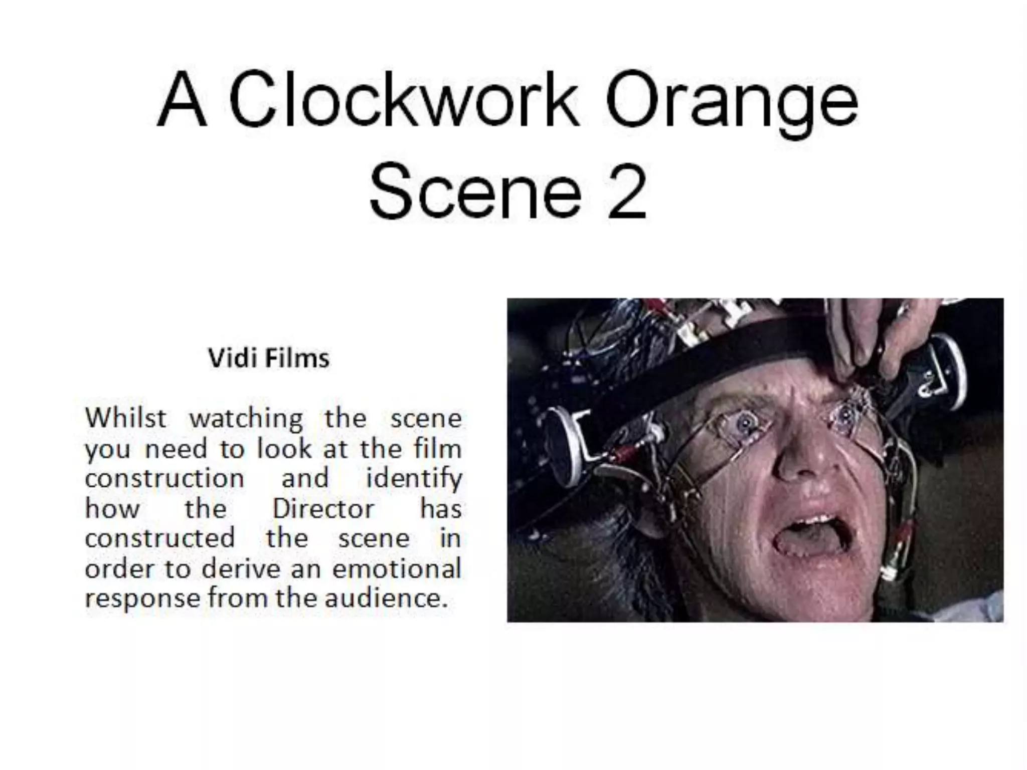 A clockwork orange – final session | PPT