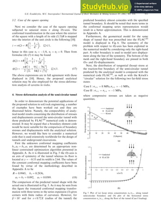 A Closed-Form Elastic Solution For Stresses And Displacements Around Tunnels | PDF