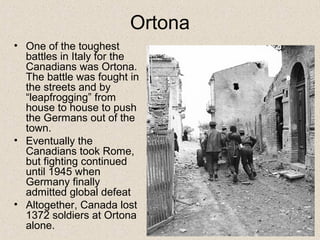 A closer look at canada in wwii | PPT