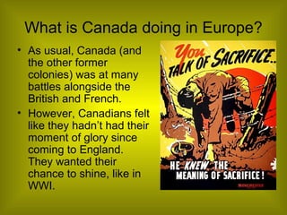 A closer look at canada in wwii | PPT