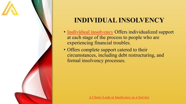 A Closer Look at Insolvency as a Service | PPTX | Bankruptcy | Business Banking & Finance