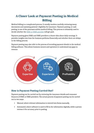 A Closer Look at Payment Posting in Medical Billing.docx