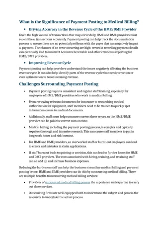 A Closer Look at Payment Posting in Medical Billing.docx