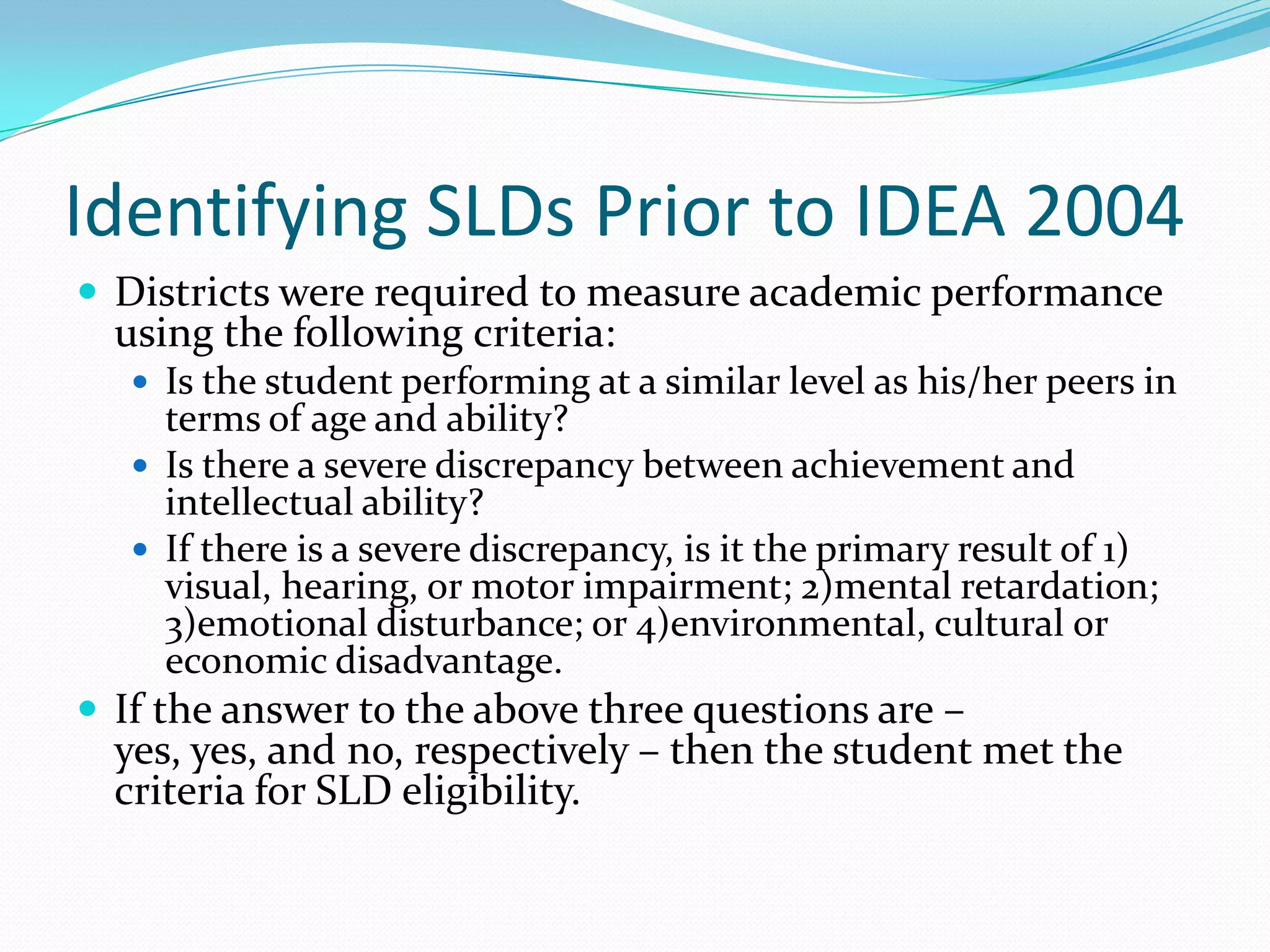A Closer Look At Specific Learning Disabilities & | PPTX | Special ...