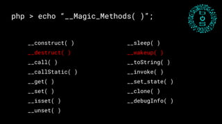 Closer look at PHP Unserialization by Ashwin Shenoi | PPT