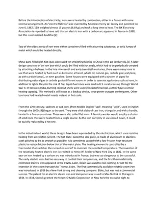 IRON CLOTH INFORMATION | PDF