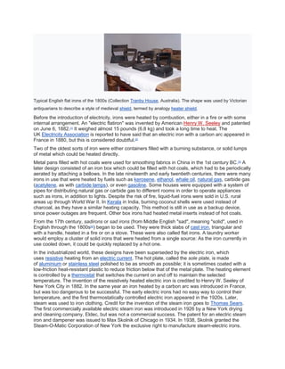 IRON CLOTH INFORMATION | PDF