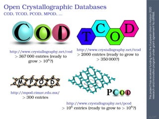 Saulius Gražulis The Crystalography Open Database | PPT