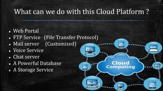 A cloud technology based web portal | PPTX