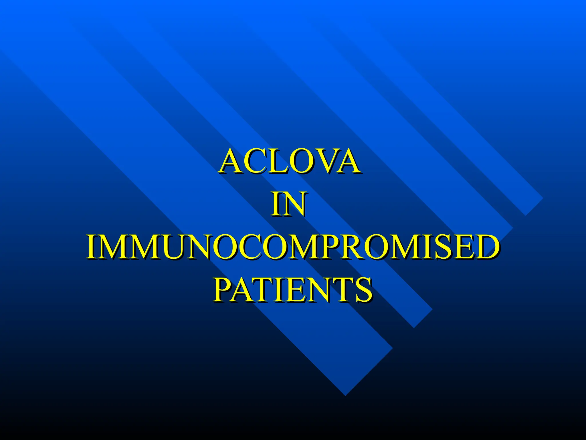 Aclova is an antiviral medication primarily used to treat infections ...