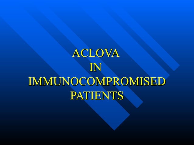 Aclova is an antiviral medication primarily used to treat infections ...