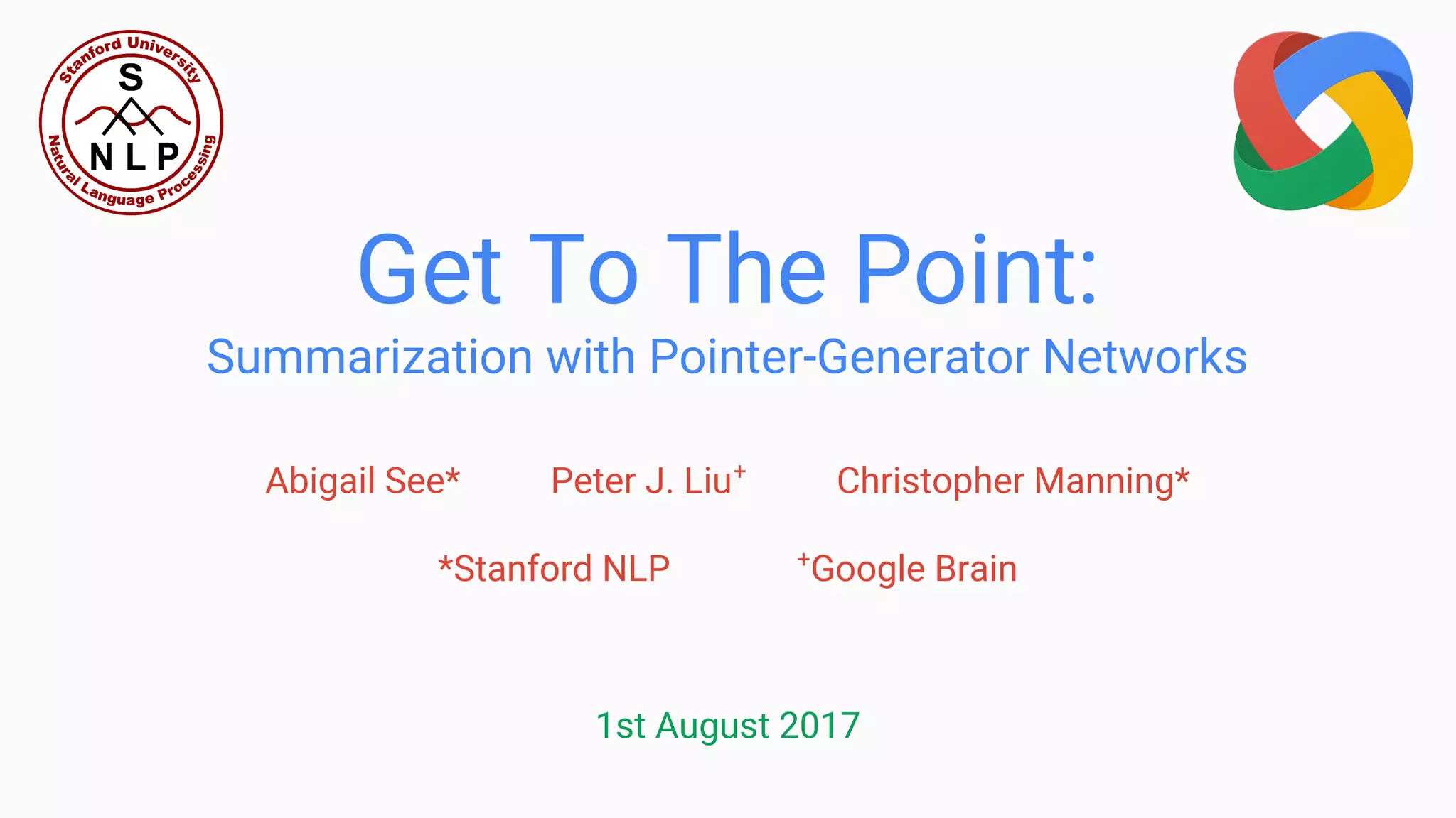 Abigail See - 2017 - Get To The Point: Summarization with Pointer-Generator Networks | PDF
