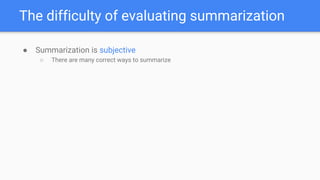 Abigail See - 2017 - Get To The Point: Summarization with Pointer-Generator Networks | PDF