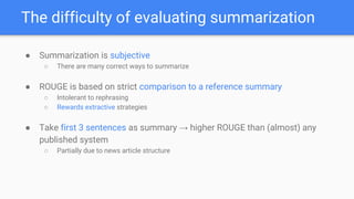 Abigail See - 2017 - Get To The Point: Summarization with Pointer-Generator Networks | PDF