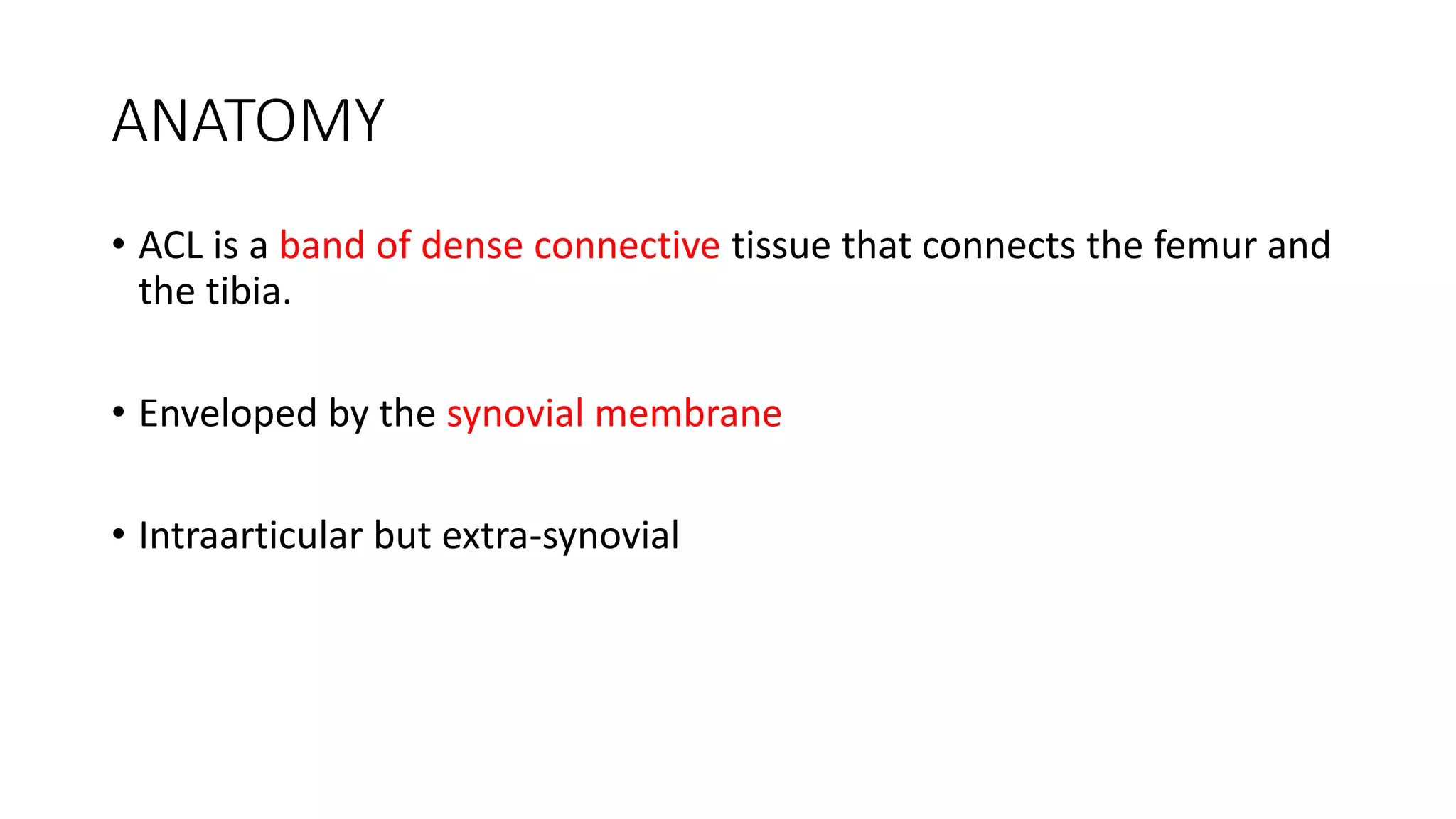 Acl reconstruction | PPTX