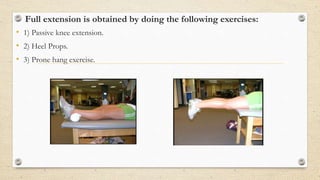 Acl reconstruction rehablition (zaid hjab) | PPT