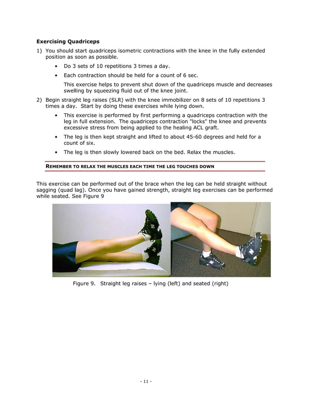 A Criterion Based Rehabilitation Protocol For Acl Repair With Internal ...