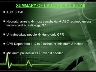 ACLS 2010 | PPT