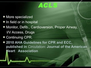 ACLS 2010 | PPT