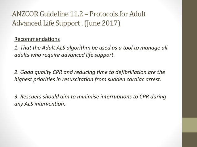ACLS update | PPT