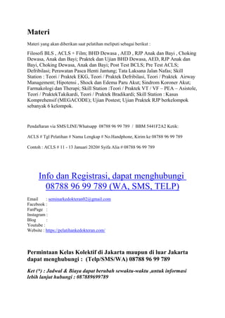 08788-9699-789 | Acls | PDF