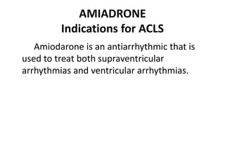 ACLS.pptx | Heart and Cardiovascular Diseases | Diseases and Conditions
