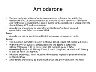 ACLS.pptx | Heart and Cardiovascular Diseases | Diseases and Conditions