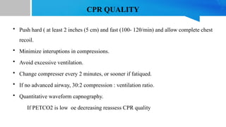 Advanced cardiac life support at emergency department | PPTX