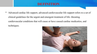 Advanced cardiac life support at emergency department | PPTX