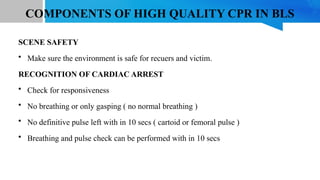 Advanced cardiac life support at emergency department | PPTX
