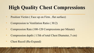 ACLS design to response effectively in cardiac emergency | PPTX
