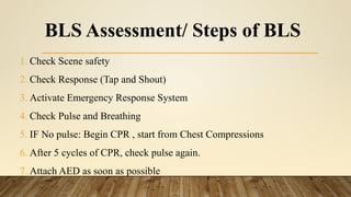 ACLS design to response effectively in cardiac emergency | PPTX