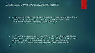 Advanced cardiac life support for anesthesiologist | PPTX