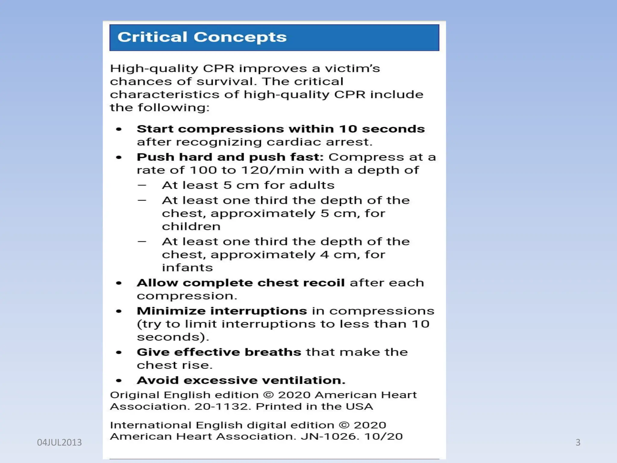 ACLS 2020 guidlines updates in critical care | PDF