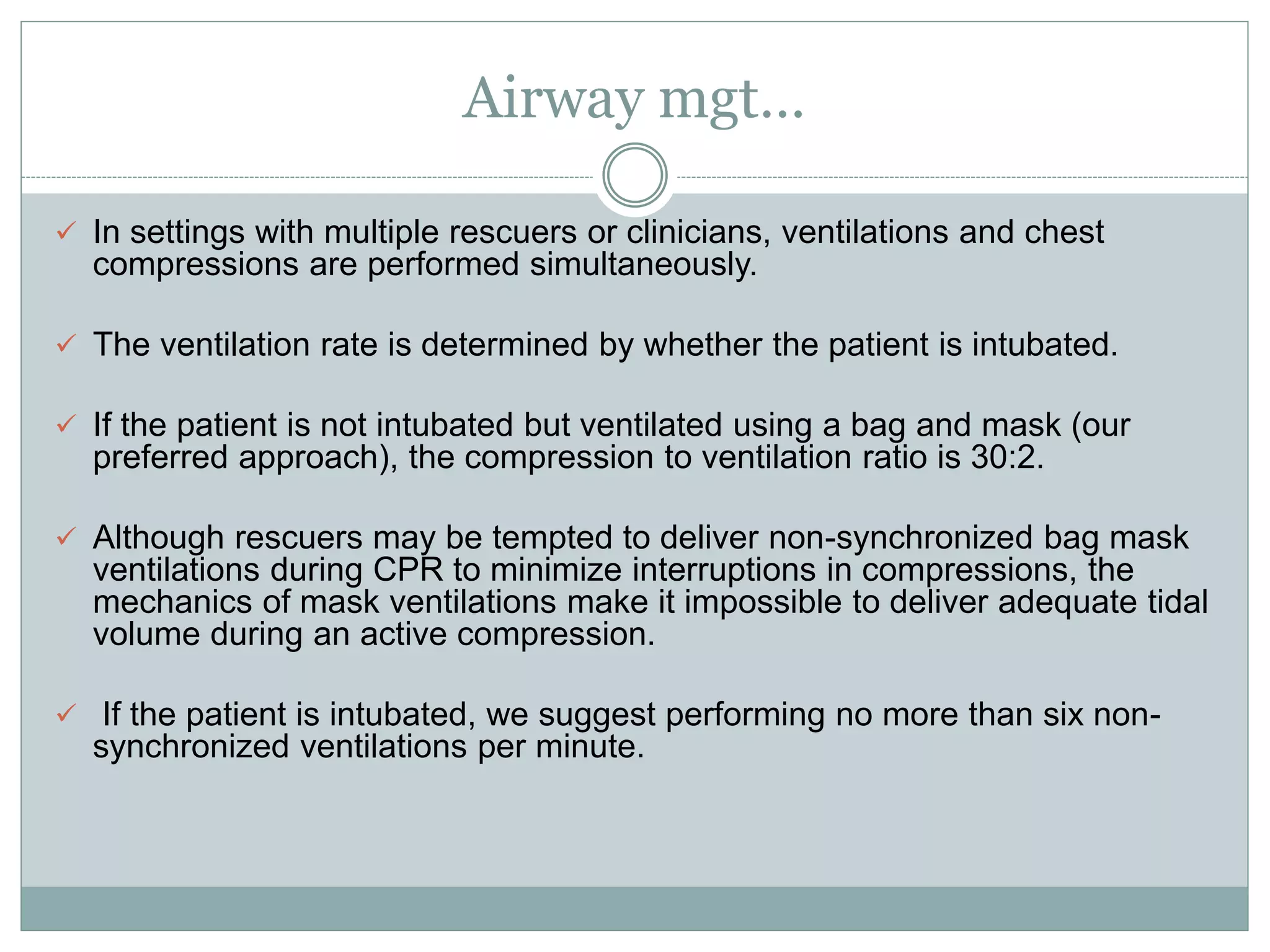 Adult cardiac life support(ACLS) | PPTX